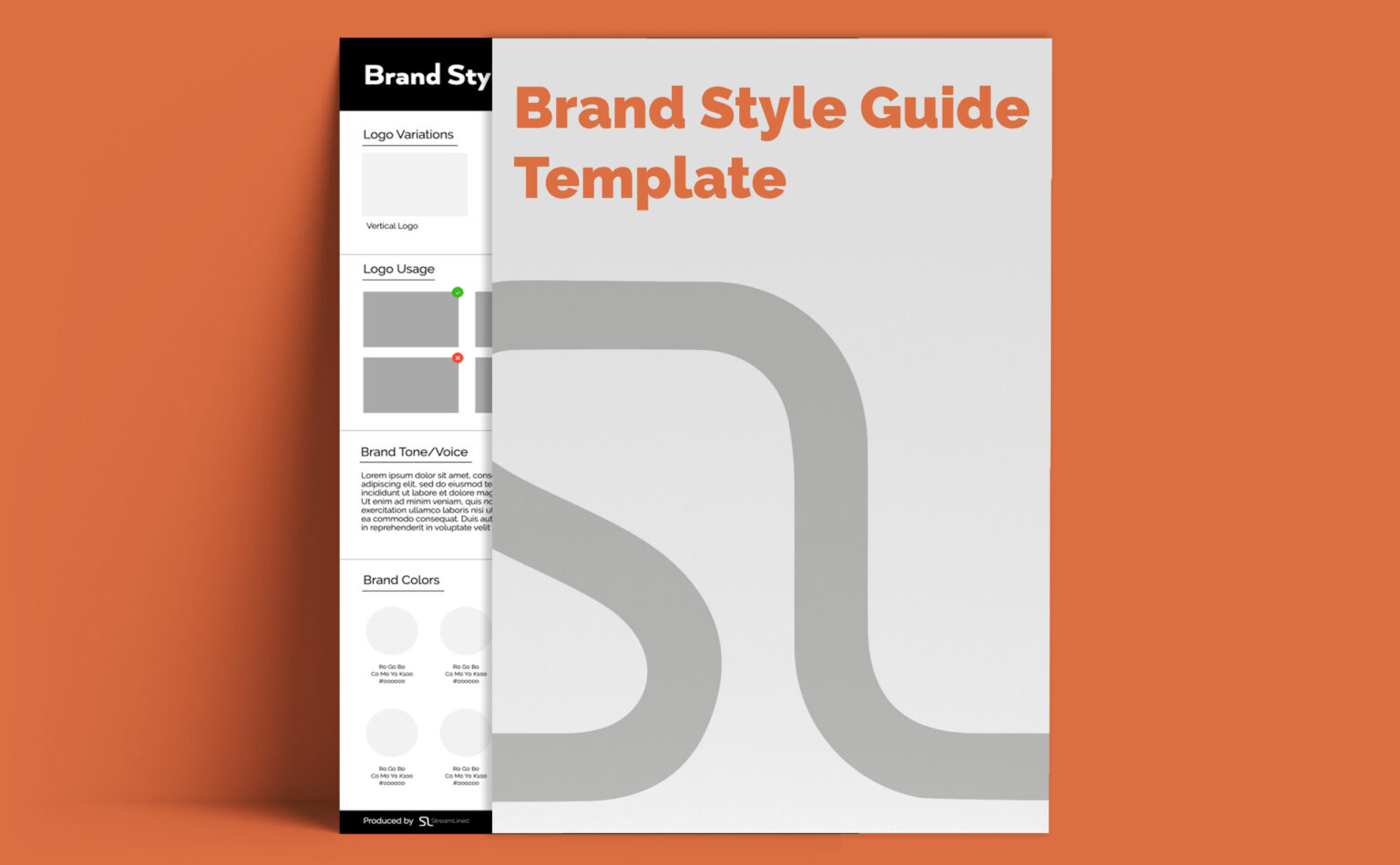 Free Brand Style Guide Template Download - StreamLined by Streamlined Media & Communications